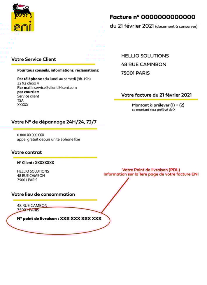 Où trouver son PDL (Point de livraison) lorsqu'on souhaite changer de ...