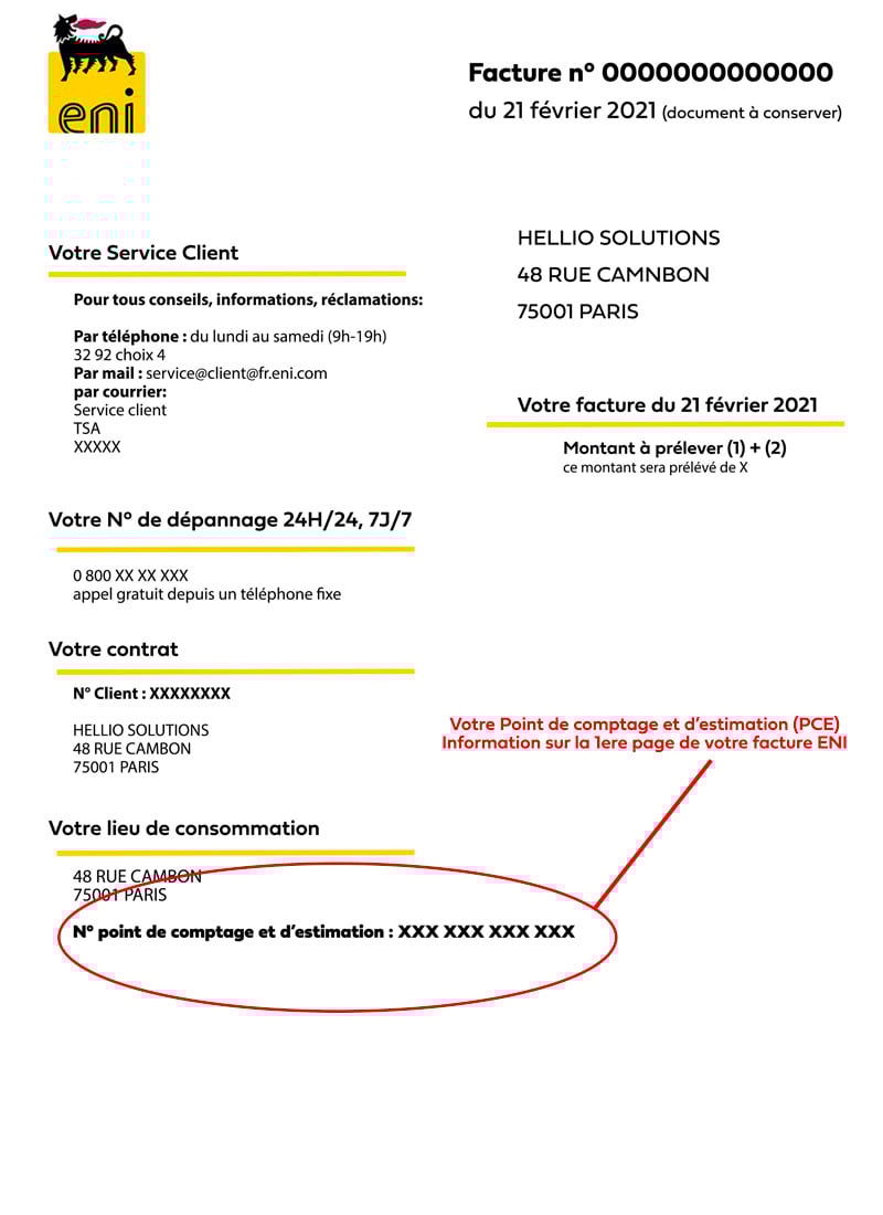 Où trouver son PCE (Point de comptage et d'estimation pour le gaz ...