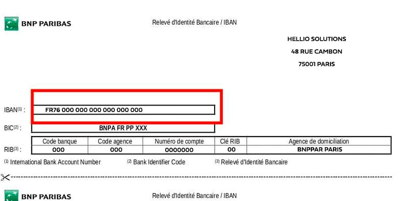Où trouver l'IBAN lorsqu'on souhaite changer de fournisseur d'énergie